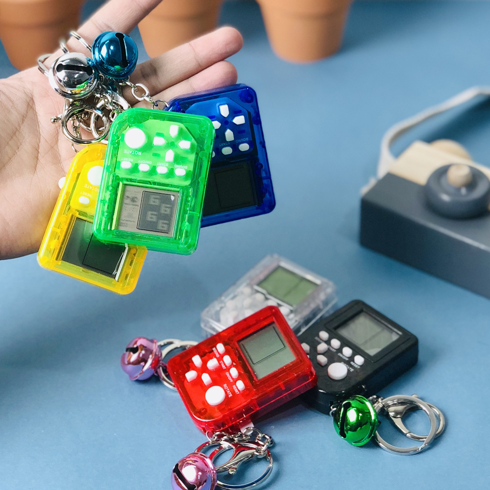 Mini Brick Game Console Keychain - TezkarShop Official Website