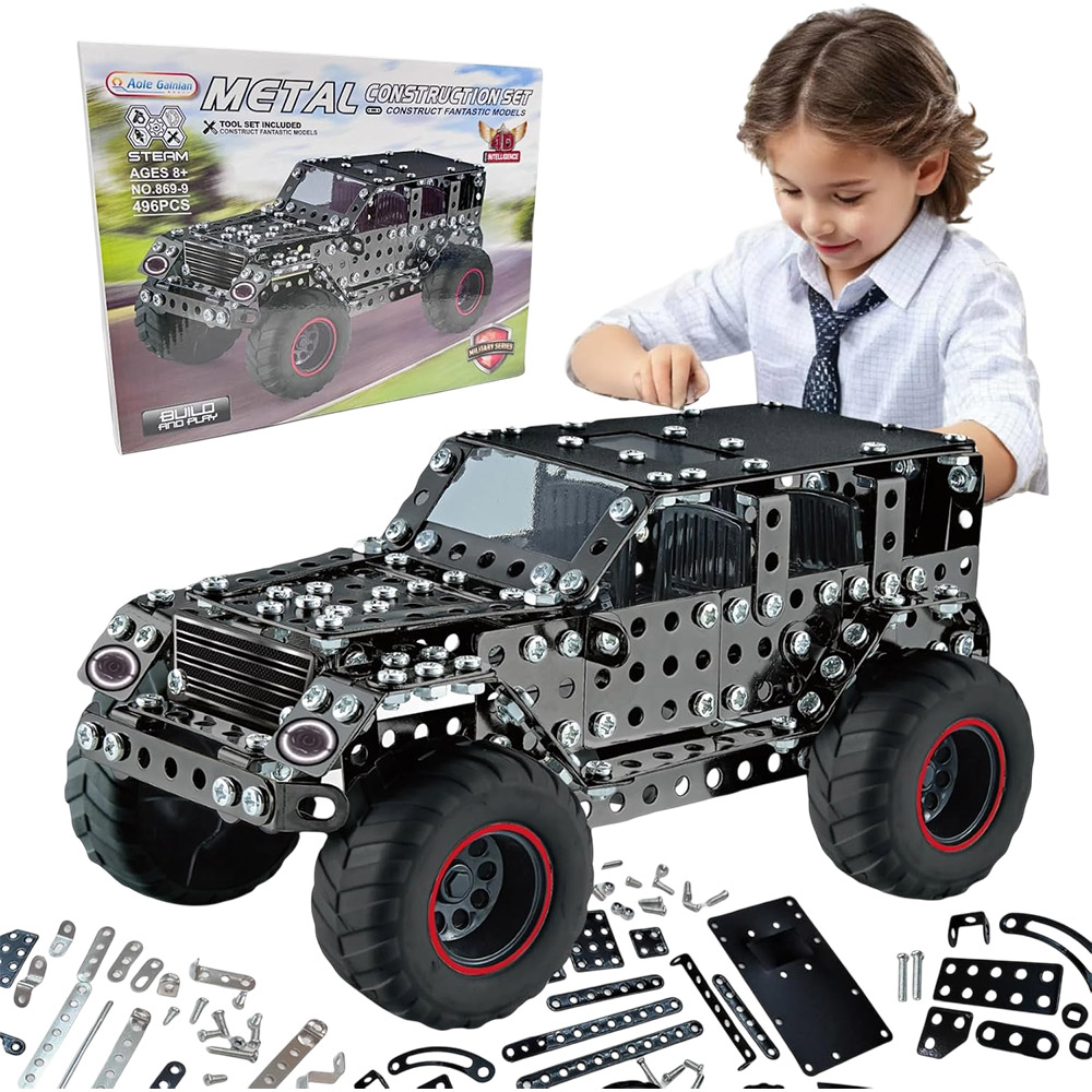 496+ PCS Metal Car Building Kit - TezkarShop Official Website