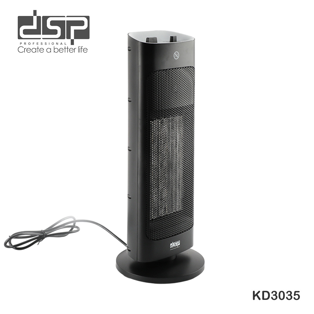 DSP KD3035, Tower Fan Heater – 80° Oscillation with Thermostat, 2000W ...