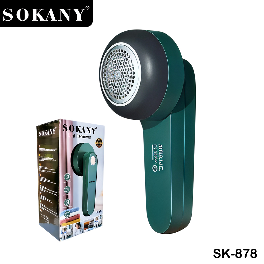 Sokany SK-878 Electric Lint Remover with Electrostatic Brush | Fast & Effective Fabric Shaver ...